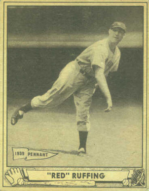 1940 Play Ball "Red" Ruffing #10 Baseball - VCP Price Guide